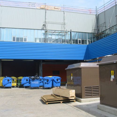 Repainting industrial cladding Cornwall - Alto Roofing & Cladding