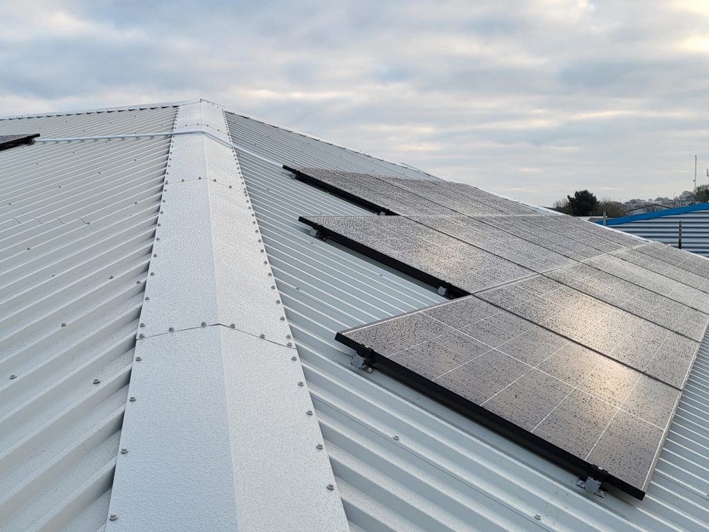 Industrial Roofing Solar PV Installation - Alto Roofing & Cladding